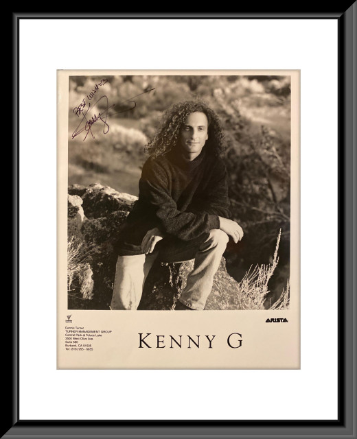 Kenny G. signed photo, 11x14 inches - Contemporary - Photographs - by ...