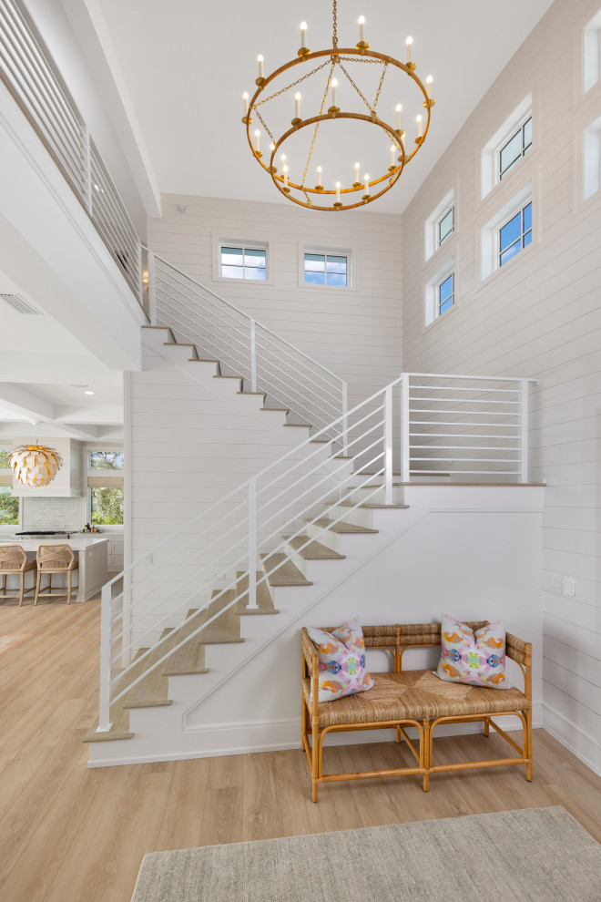 Crescent Beach Design/Build - Beach Style - Staircase - Jacksonville ...