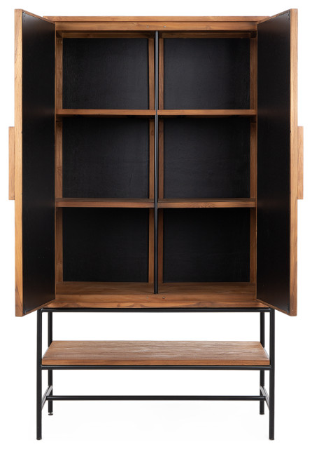 Coconut Leaf And Teak Cabinet | dBodhi Coco - Tropical - Storage ...