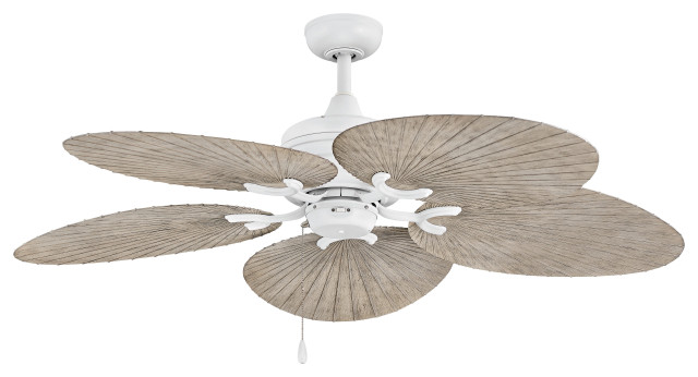 Tropic Air 52" Indoor/Outdoor Ceiling Fan in Matte White, 52.000 ...
