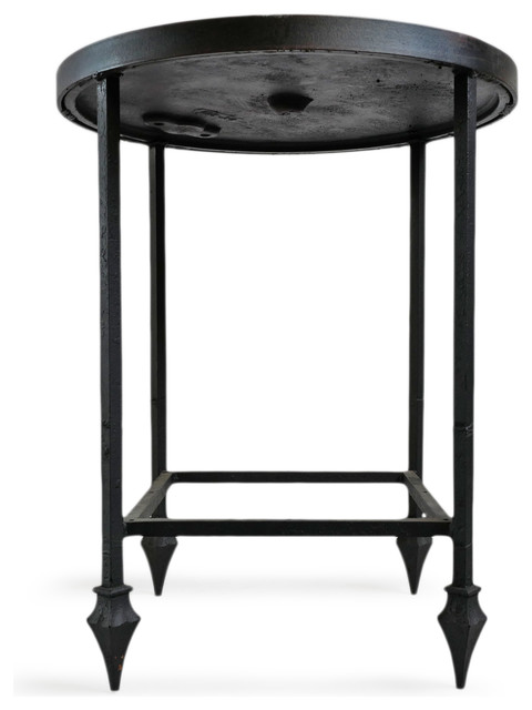 Industiral Iron Manhole Table - Industrial - Side Tables And End Tables ...