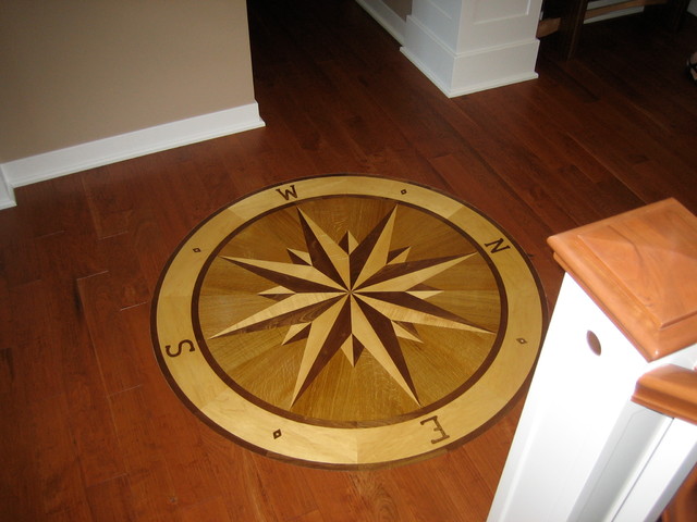 Wood Floor Compass Design | Floor Roma