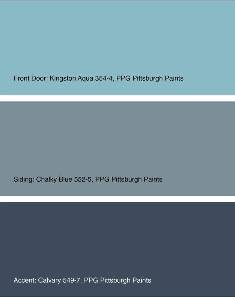 Pittsburgh Paints Exterior Color Palette