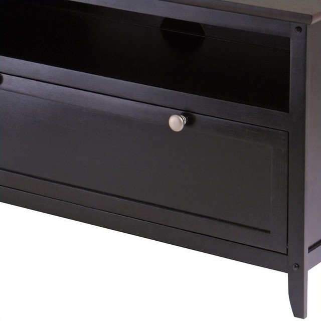 Pemberly Row Transitional Solid Wood TV Stand for TVs up to 42" in ...