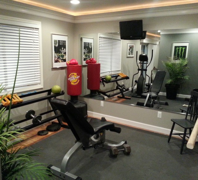 home gym - Traditional - Home Gym - Detroit - by Bill Gubacz