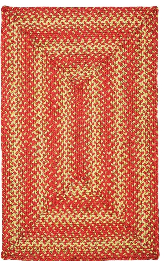 Homespice Decor Apple Pie Jute Braided Rug (Rectangle), 8' x 10 ...