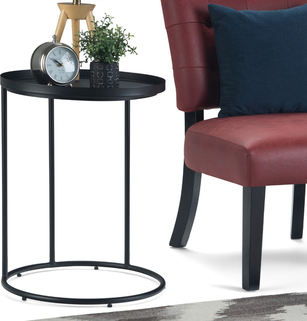 Monet Metal Side Table - Industrial - Side Tables And End Tables - by ...