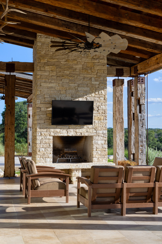 Boerne, Rustic Texas Ranch - Rustic - Patio - Austin - by A-Design By ...