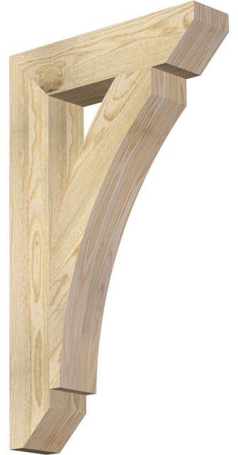 Balboa Traditional Bracket, 18"Dx30"H, 3 1/2"W Douglas Fir/Smooth, 18 ...