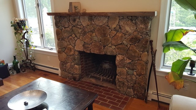 Cape Cod Style Interior Decorating Fireplace