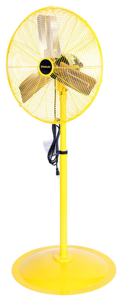 STANLEY® ST-24P High Velocity Pedestal Fan 24" Yellow, Black ...