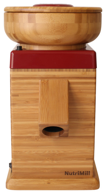 NutriMill Cayenne Red Trim Harvest Grain Mill - Transitional - Salt And ...