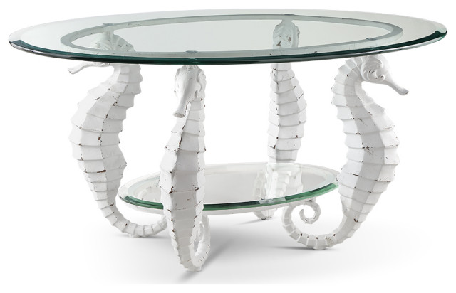 Seahorse Coffee Table - Beach Style - Coffee Tables - by SPI | Houzz