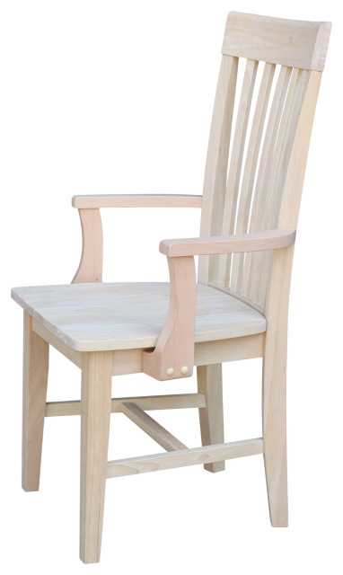 Tall Mission Chair With Arms - Craftsman - Dining Chairs - by ...