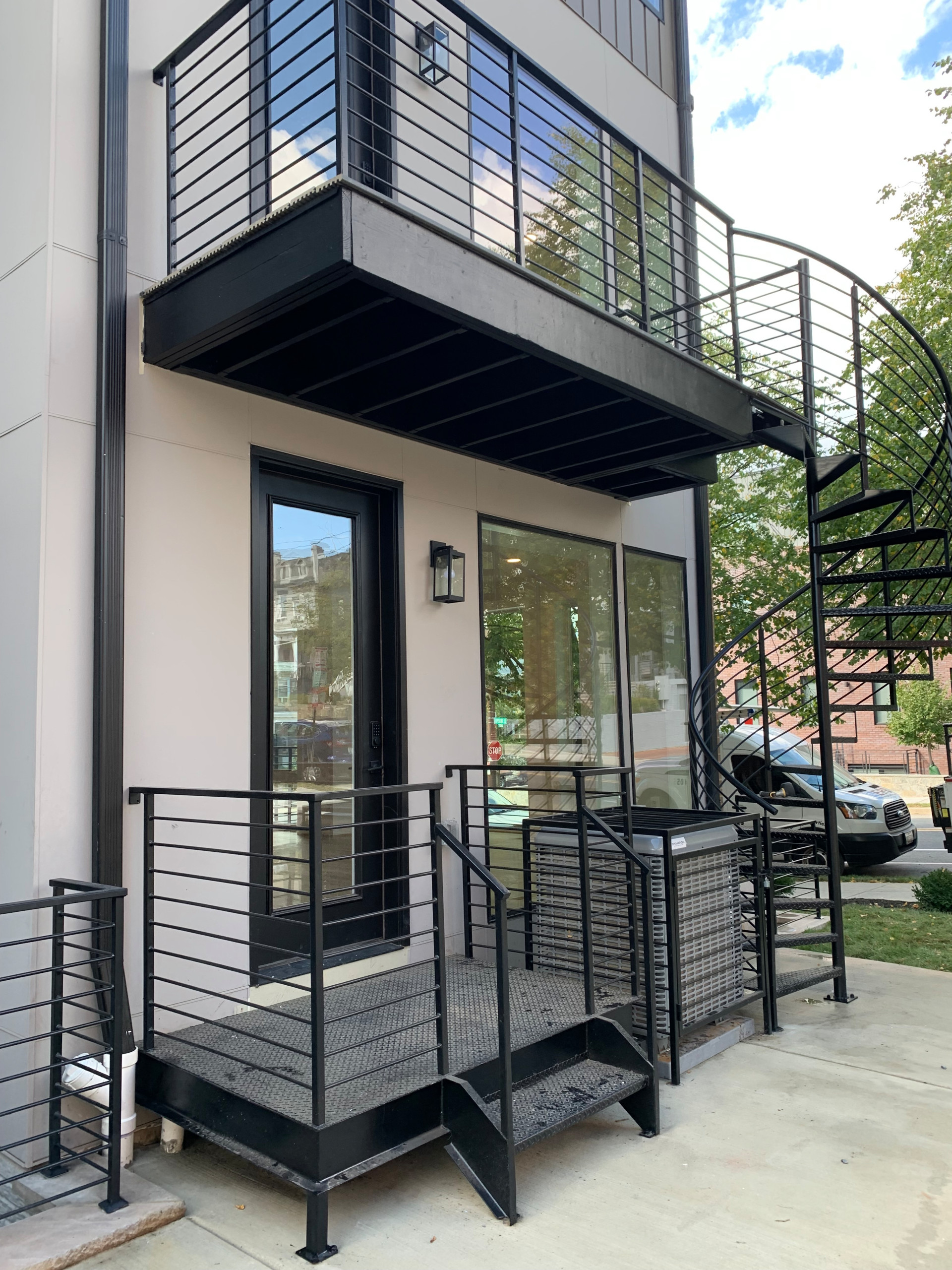 Metal Staircase - Railings - Handrail - Awning