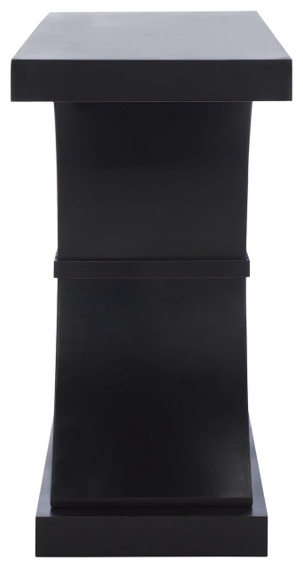 Modern Console Table, Unique Curved X-Shaped Base & Large Top ...