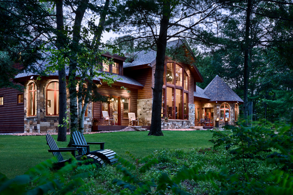 Wisconsin Lakefront House - Rustic - Exterior - Milwaukee - by ...