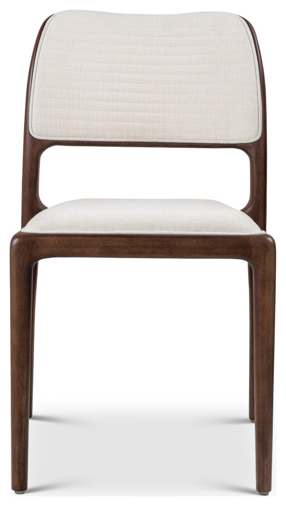 Modern Brazilian Chloe Side Chair Fontana Natural Seat - Midcentury ...