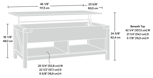 Bridge Acre Rust Fh Lift Top Coff Tab Lo - Contemporary - Area Rugs ...