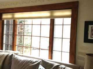 Paint or stain rustic wood trim?