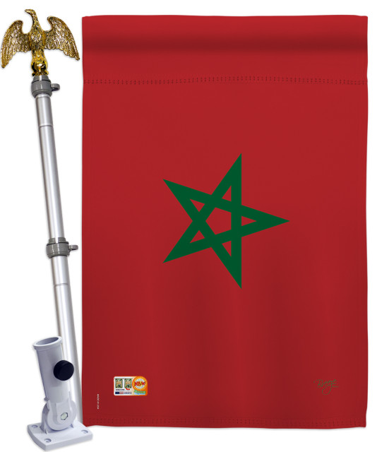 Morocco Flags Of The World Nationality House Flag Set Modern Flags