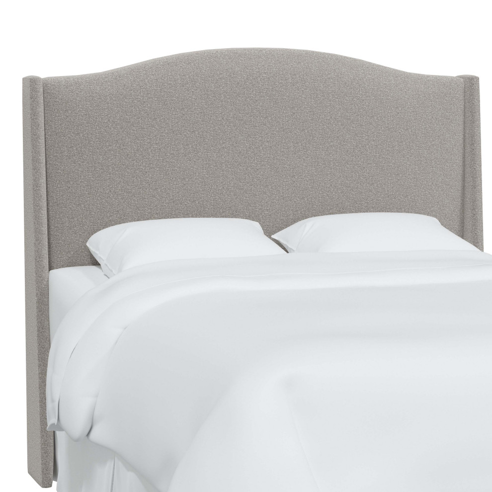 Camelback Wingback Headboard, King - Transitional - Headboards - by ...