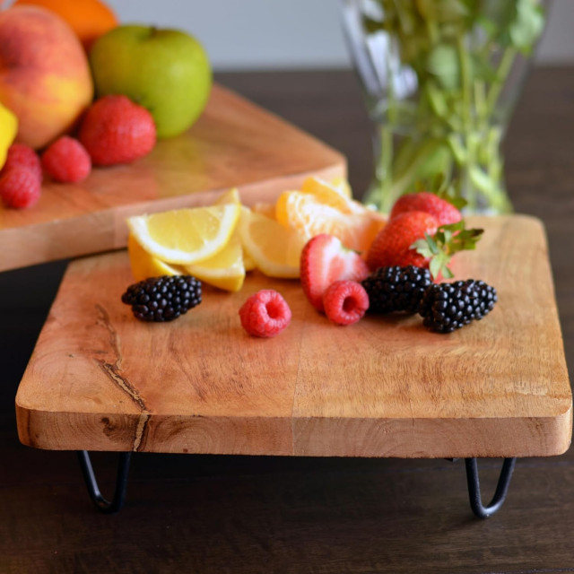 2 Piece Raised Tray Set - Industrial - Serving Trays - by Whole House ...