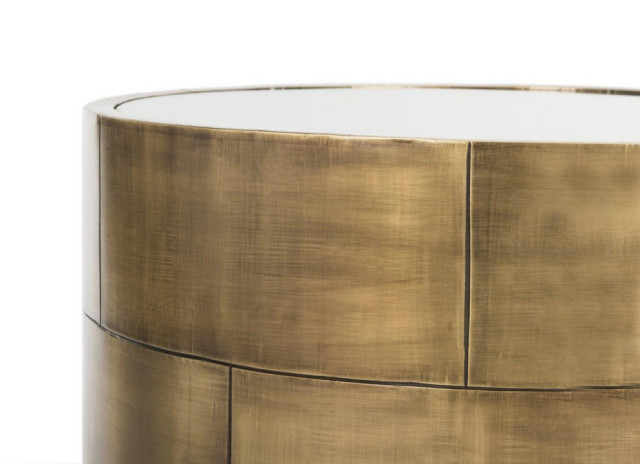 Amber Round Side Table - Contemporary - Side Tables And End Tables - by ...