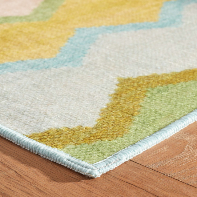 Safety Net Blue Machine Washable Rug, 3x5 - Contemporary - Area Rugs ...