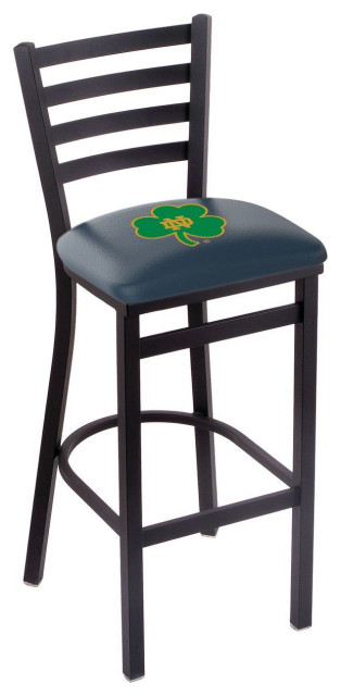 Holland L004 Notre Dame Shamrock 30" Stationary Bar Stool - Black ...