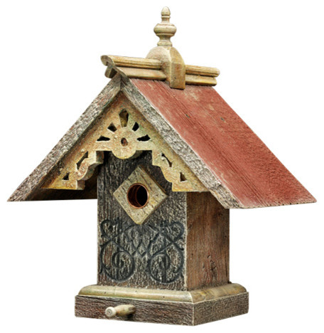 Victorian Sunburst Birdhouse - Traditional - Birdhouses - by Barns Into ...