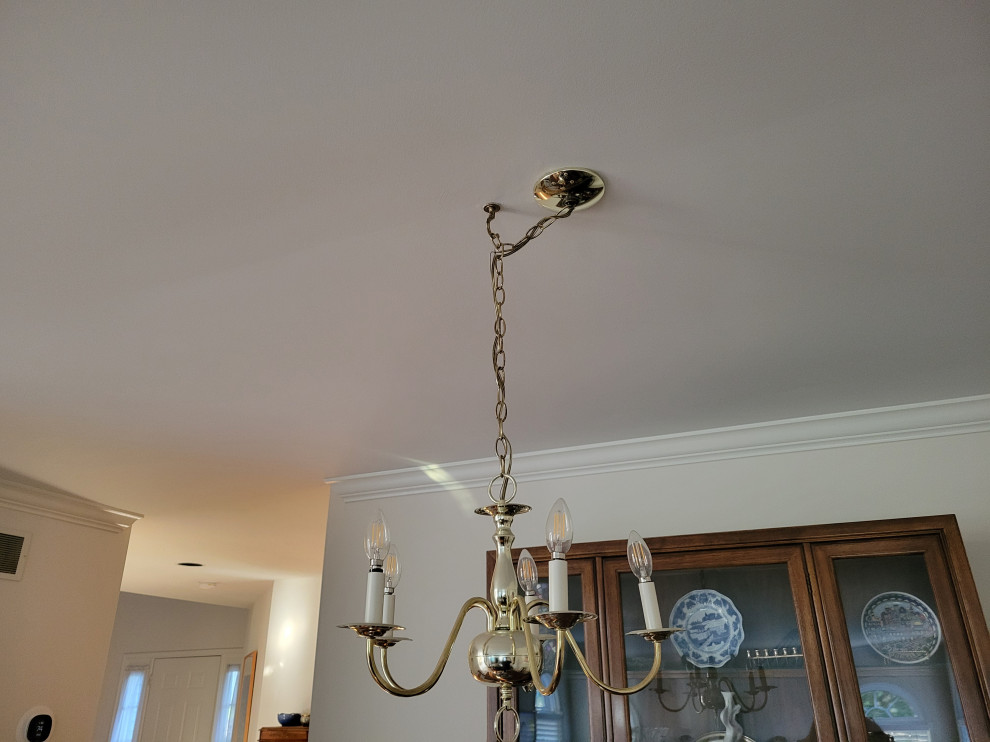 Basic but not for me- installing chandelier question.