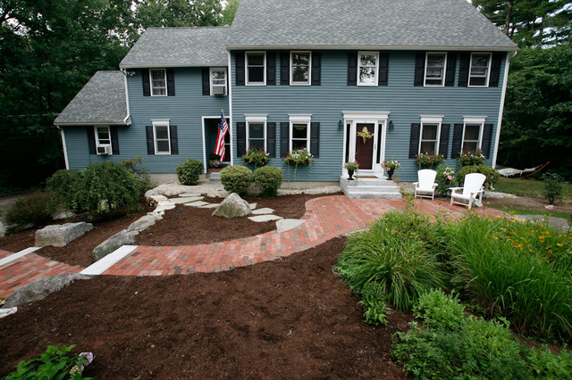 Front Steps and Landscaping of Entryway - Manchester - by Northern ...