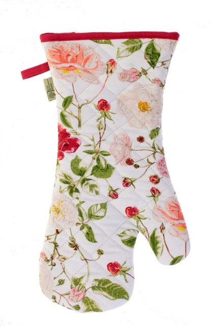RHS Traditional Rose Gauntlet - Contemporary - Oven Mitts And Pot ...
