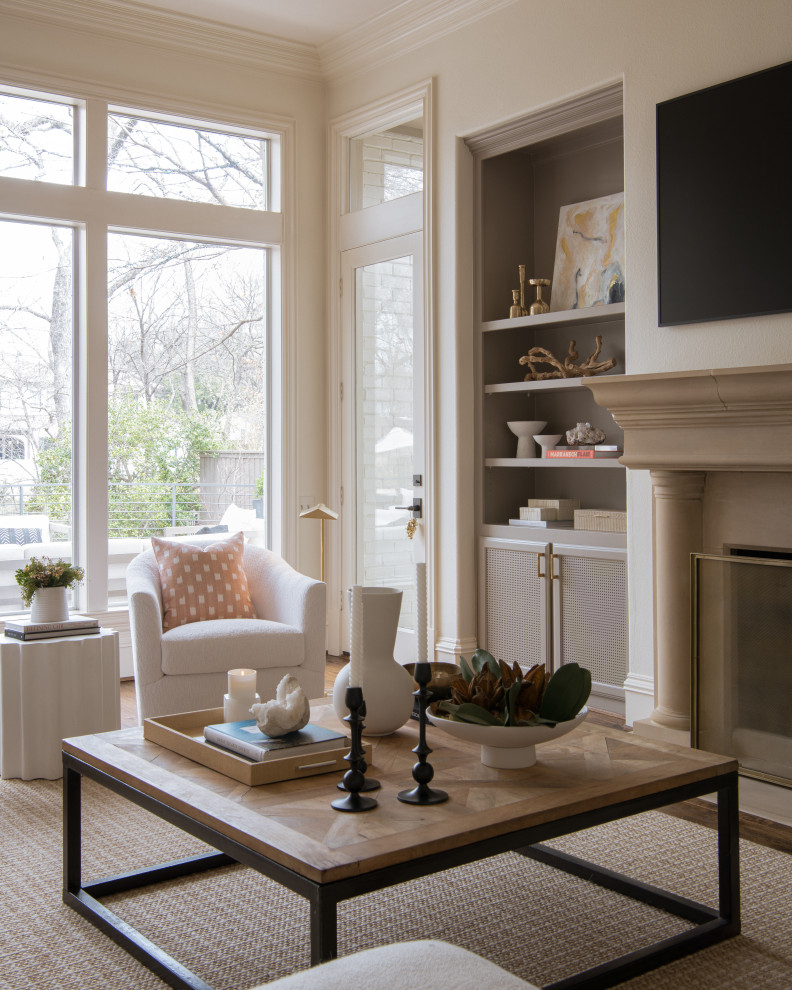 Timeless in Texas - Transitional - Living Room - Dallas - by Courtney ...