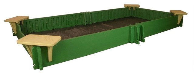 Sandbox 5'x10' With Seats and Cover Included - Contemporary - Sandboxes ...