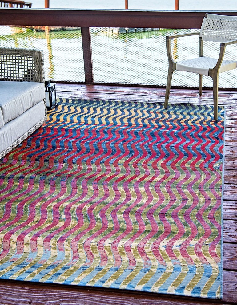 Contemporary Veranda Area Rug, 10'x12' - Contemporary - Outdoor Rugs ...
