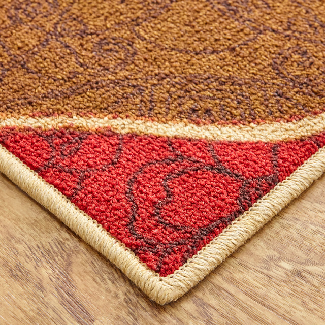 Riza Tile Fret Multi Rug, 7'6"x10' - Contemporary - Area Rugs - by ...