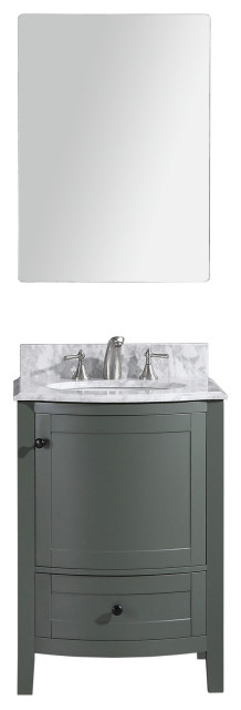 Legion Furniture 24" Pewter Green Bathroom Vanity - Pvc - Transitional ...