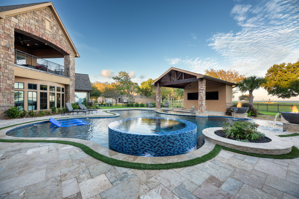 Pool With a View - Traditional - Houston - by Tipton Spires Design ...