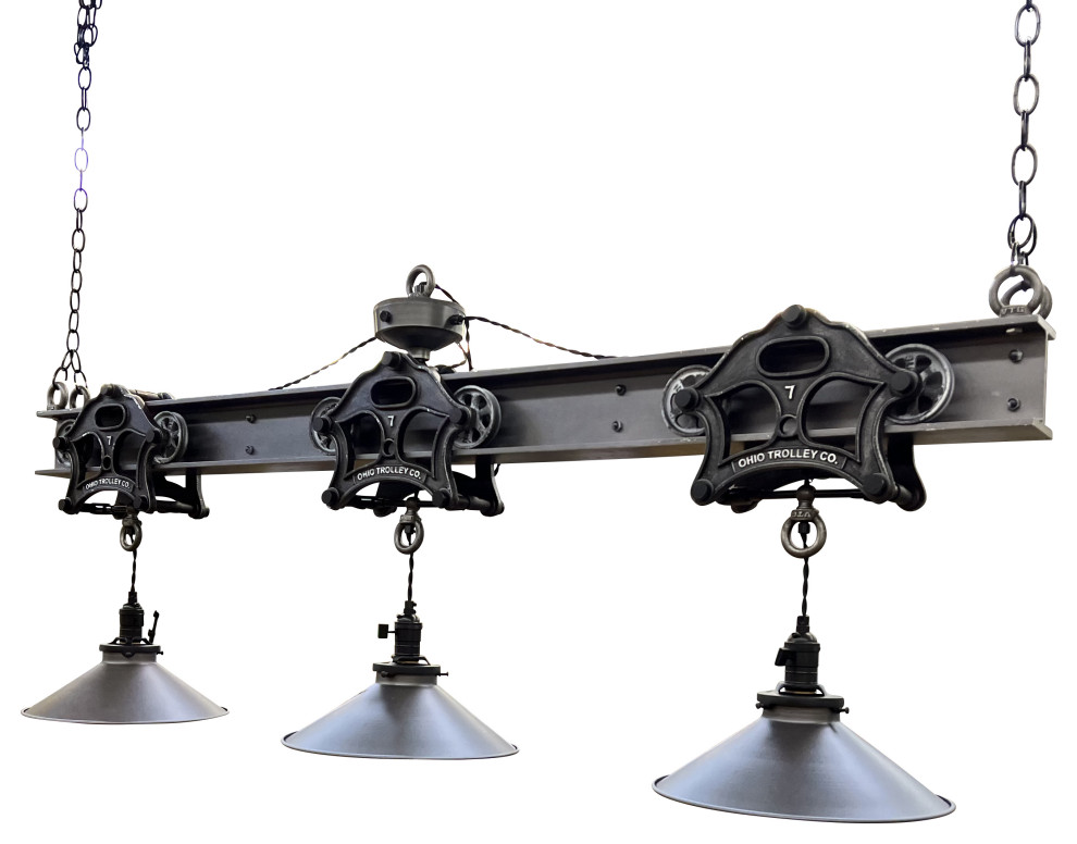 Industrial I-Beam Light - Pool Table - Kitchen Island Light ...