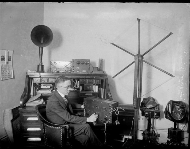 Rep. Vincent Morrison Brennan with Radio Print, 16" x 24 ...