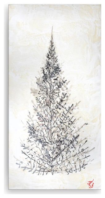 Monoscape VIII' Wrapped Canvas Wall Art by Karen Biery, 8"x16 ...