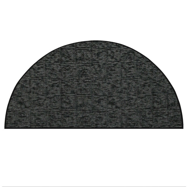 Modern Indoor/Outdoor Commercial Solid Color Area Rug, 60" x 120" Half ...