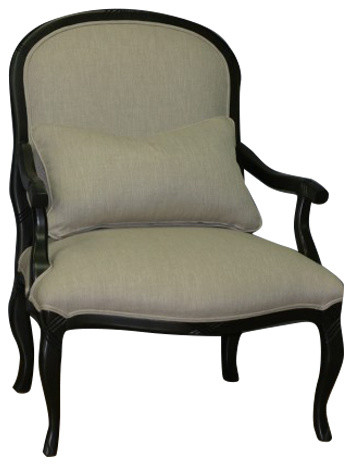 Liliana Traditional Lounge Chair - Traditional - Armchairs And Accent ...
