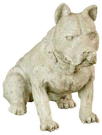Fido 8" Garden Animal Statue - Traditional - Garden Statues And Yard ...