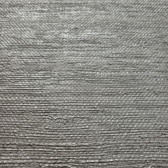 Wallpaper Rustic Grey Silver metallic faux sisal grasscloth textured, 8 ...