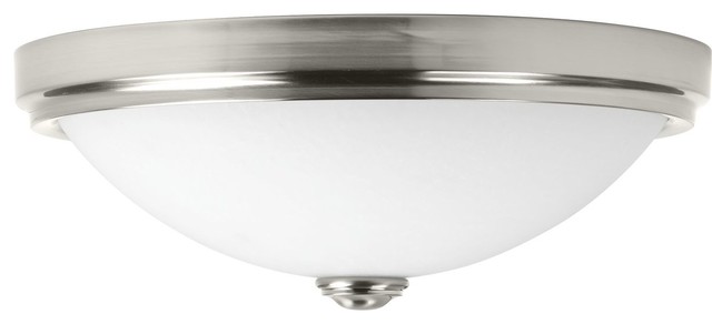 1-Light DC LED Flush Mount, 19" dia., 7-1/8" ht. - Transitional - Flush ...