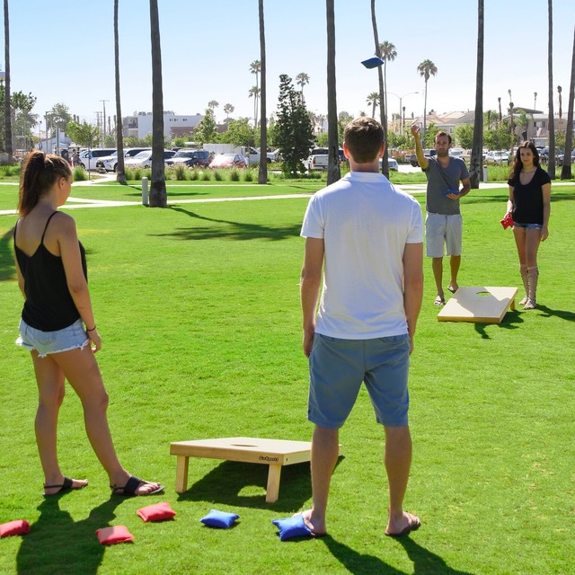 Tailgate Size Wooden CornHole Set - Contemporary - Outdoor And Lawn ...