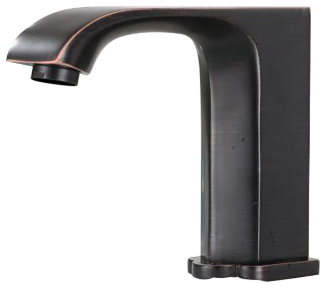 Fontana Commercial Oil-Rubbed Bronze Automatic Sensor Bathroom Faucet ...